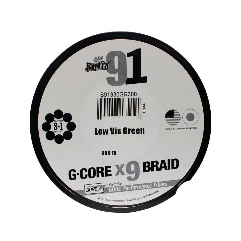 Linha de Pesca Multifilamento Sufix 91 G-Core 9x Braid 300m - Izanas | Shopee Brasil