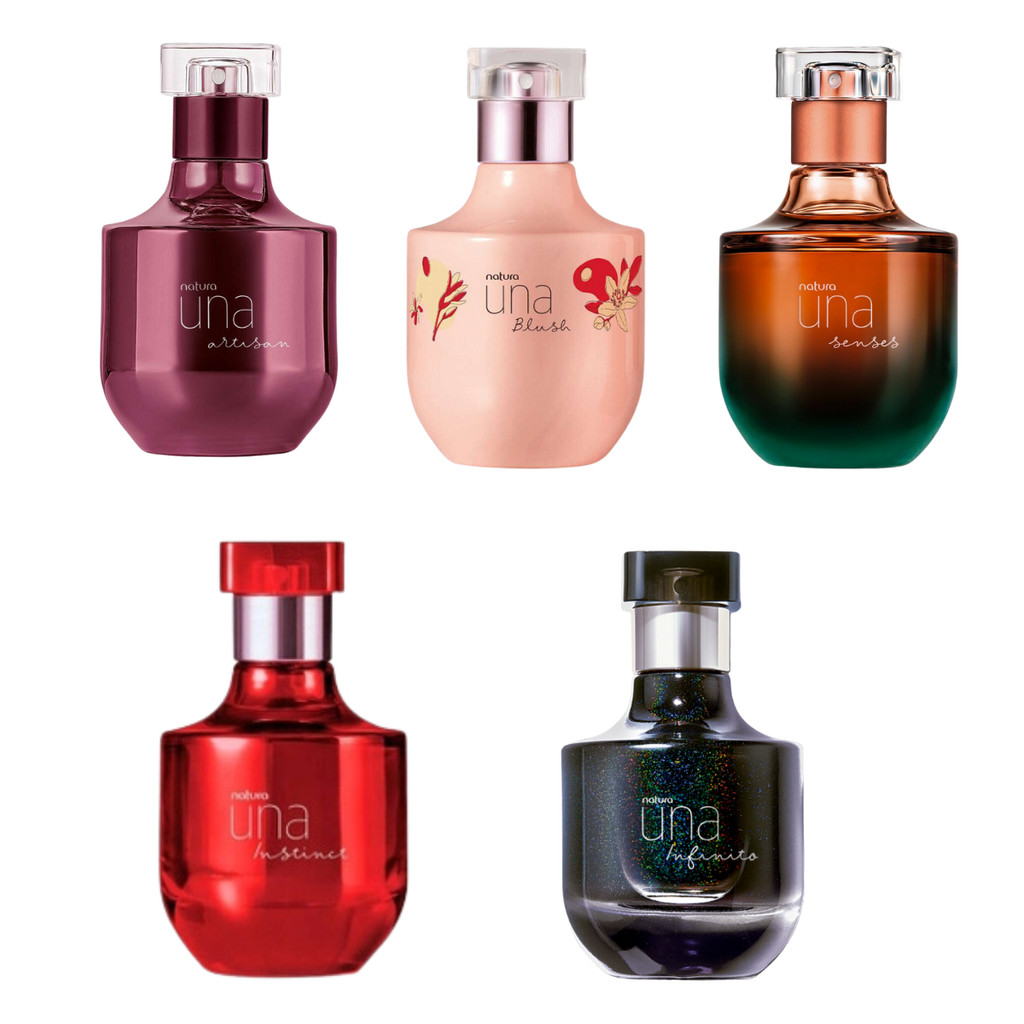 Deo Parfum Natura Una Blush Una Brilho e Outros | Shopee Brasil