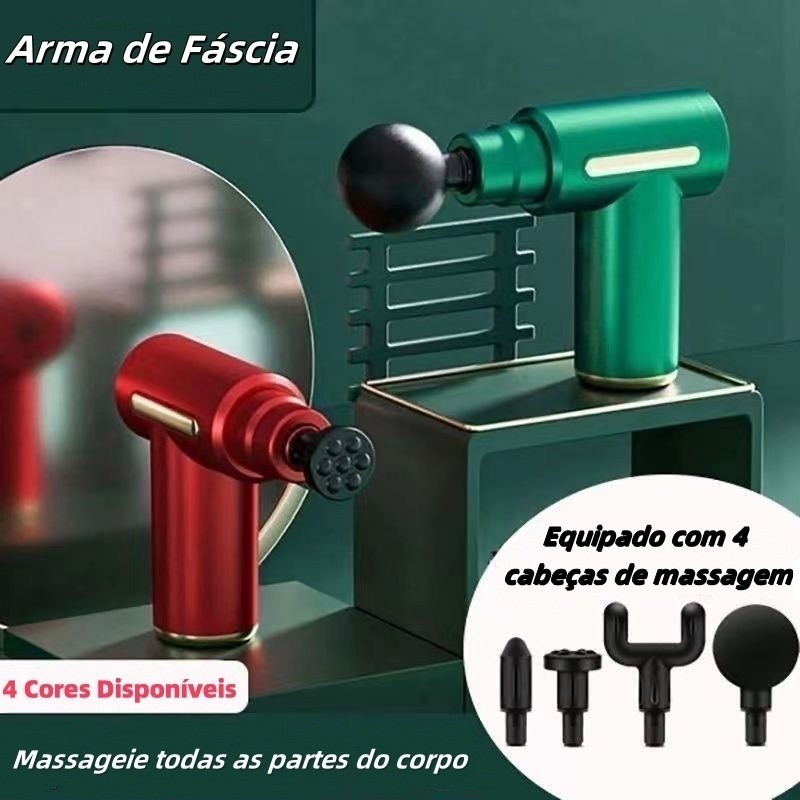 Massageador Elétrico Alta Frequência Profissional Muscular Massagem 4 Cores | Shopee Brasil