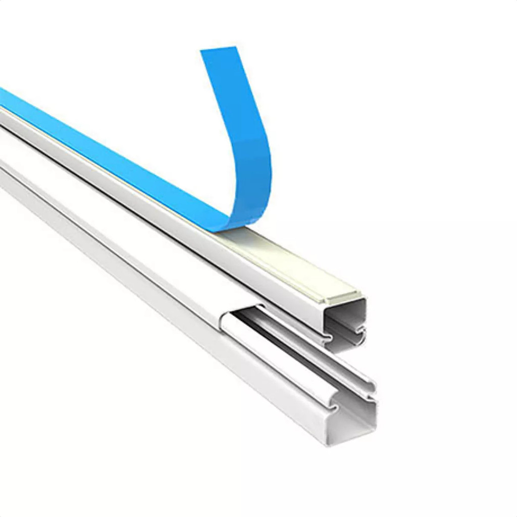 10 Metros Canaleta 10x10mm Fina Fininha Cabo Esconde Fio | Shopee Brasil