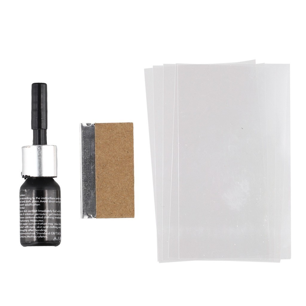 Reparo De Rachaduras Em Vidro De Pára-Brisas Carro 3pcs/set Nano Kit De ...