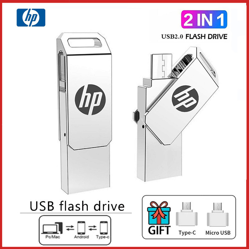 Hp OTG Dois-em-Um Flash Memory Driver 2TB 1TB 512GB 256GB 128GB Memory ...