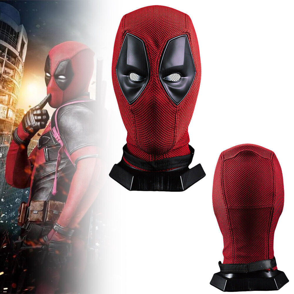 Cosplay Deluxe Deadpool Máscara Facial Completa De Malha Respirável ...