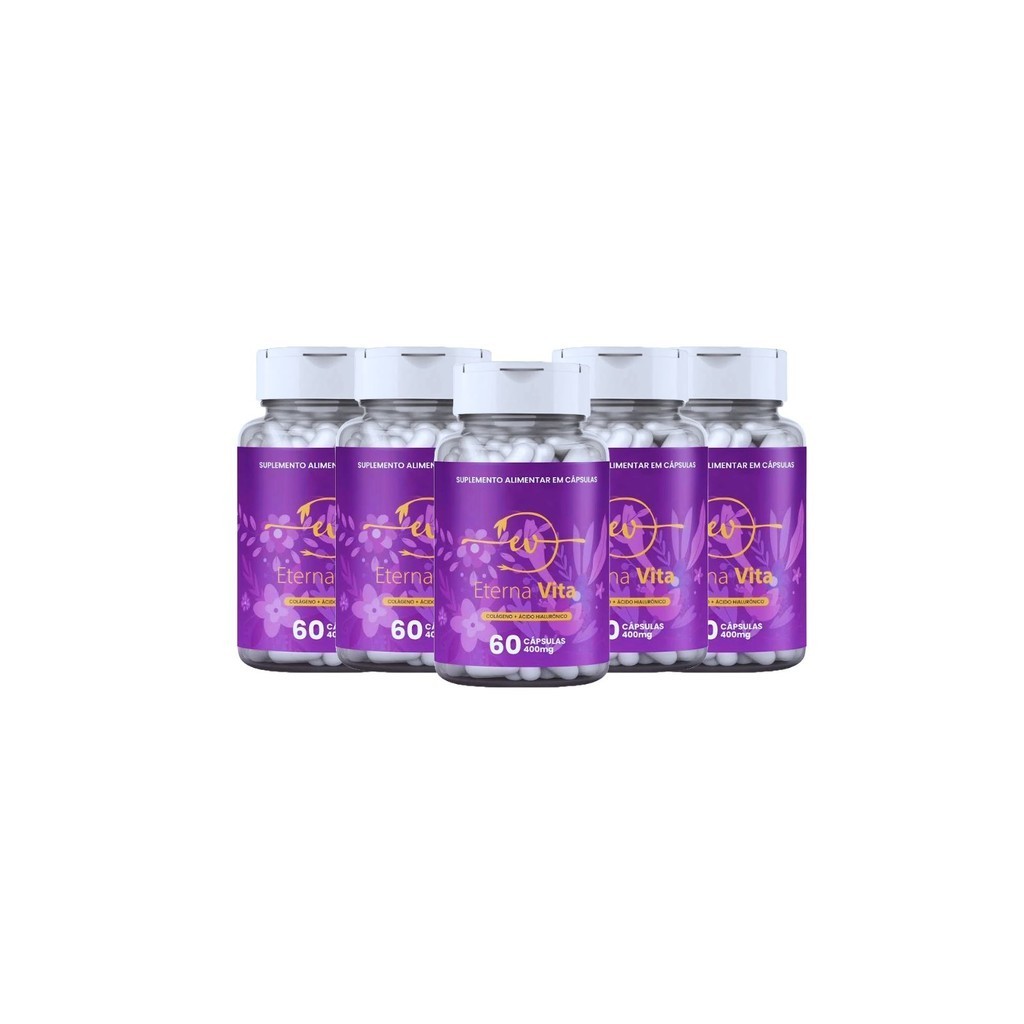 5x Eterna Vita 60 Cápsulas - Envio rápido | Shopee Brasil