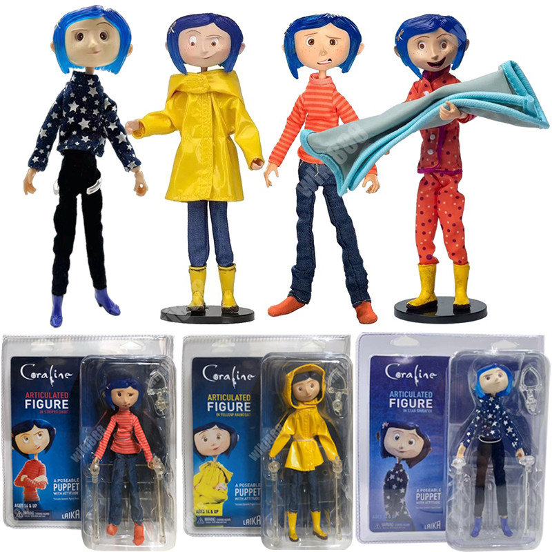 Coraline & the Secret Door Action Figura NECA Star Sweater Camisa ...