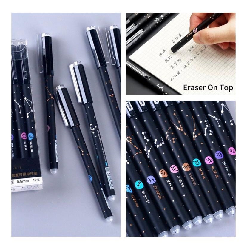 Caneta Gel Apagável Signos K1364 | Shopee Brasil