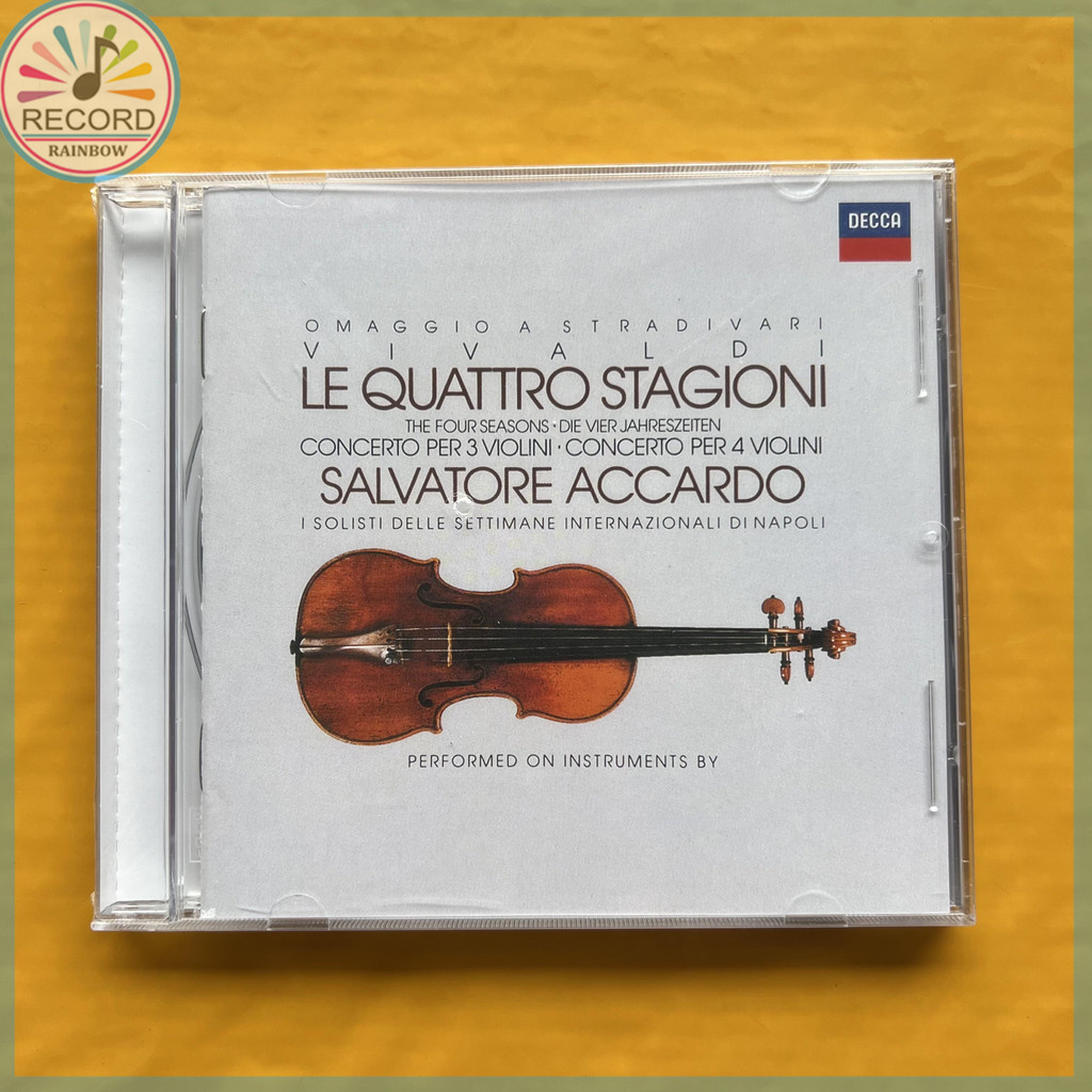 Vivaldi: Four Seasons Antonio Vivaldi Salvatore Accardo CD Album ...