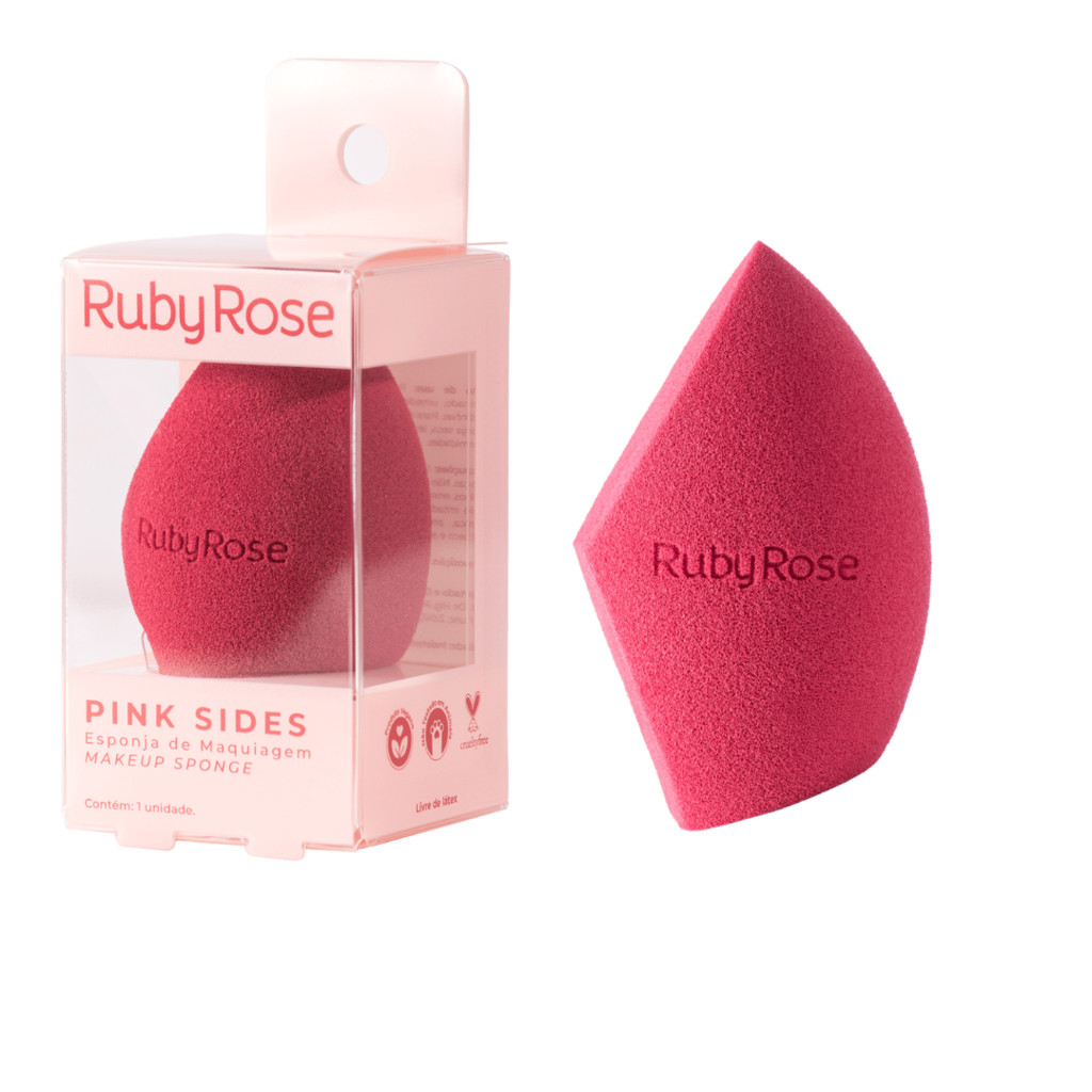Esponja Pink Sides Ruby Rose | Shopee Brasil