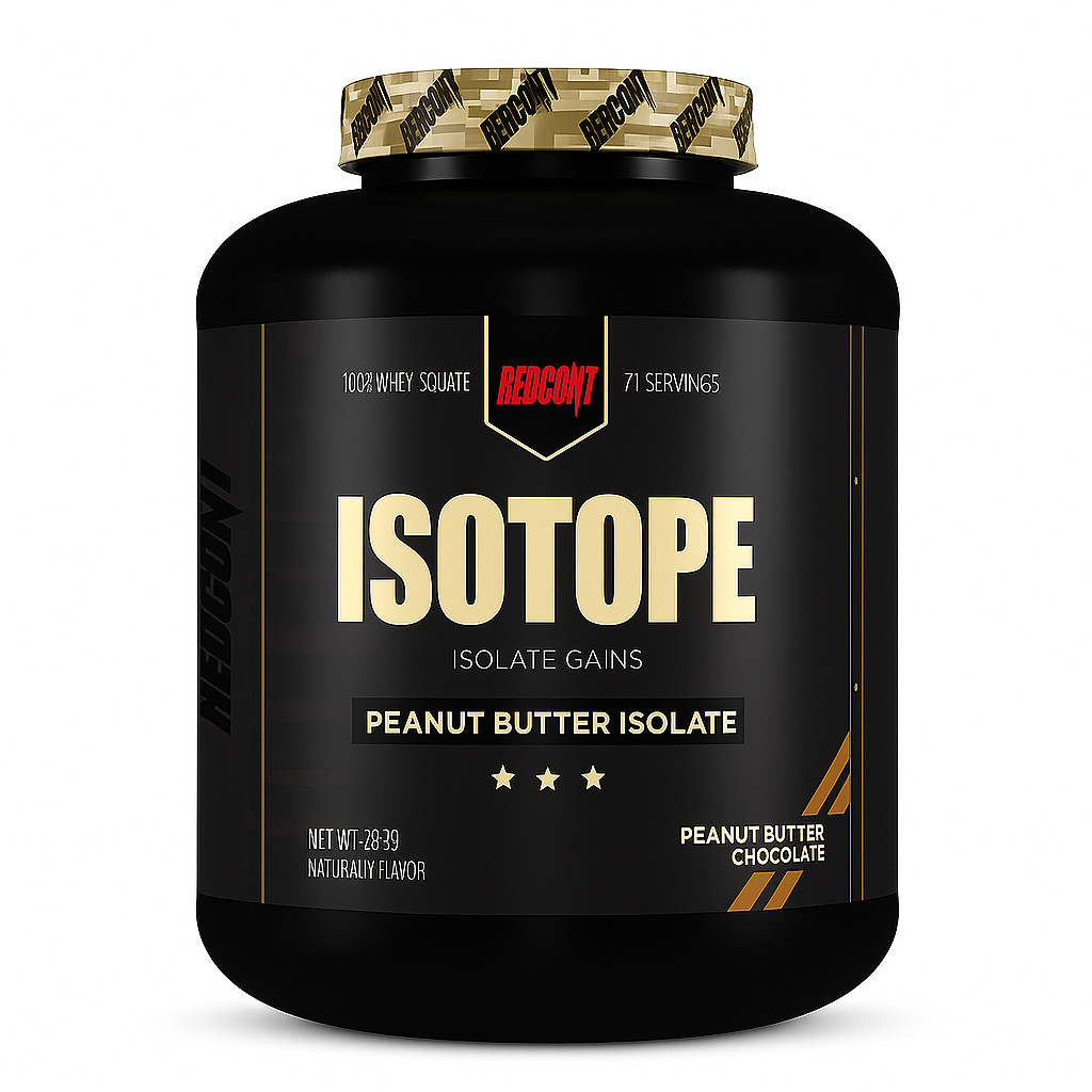 Whey Protein 100% Isolate Isotope Chocolate C/ Amendoim 2,422kg Redcon1 ...