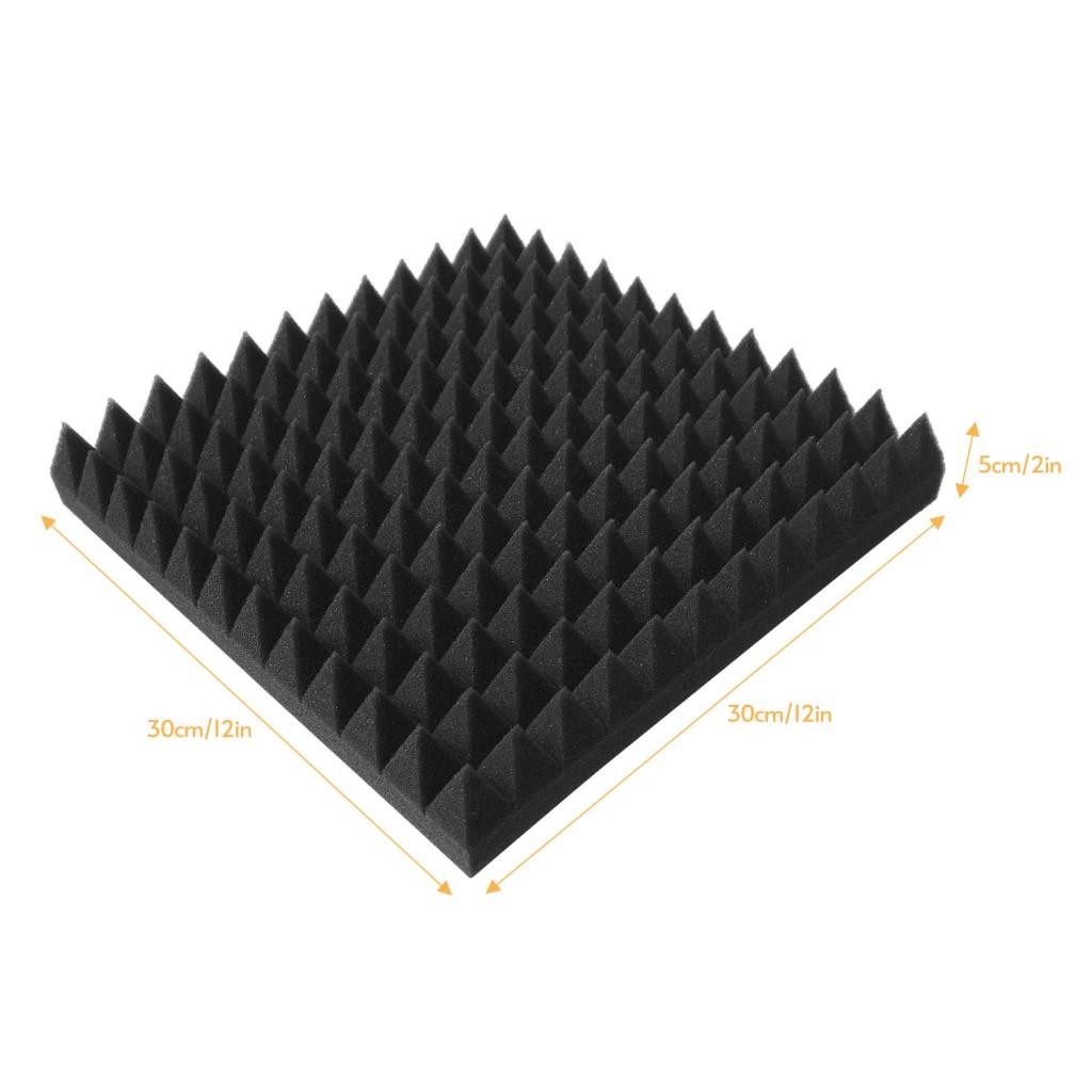 photop-BR fangzi 12pcs 12 x 2inch High Density Studio Sound Insulation ...