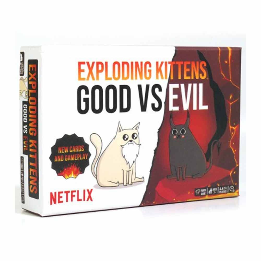 Exploding Kittens Good vs. Evil Card Game Board Game English Version ...