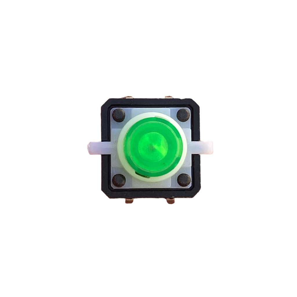 Mini Interruptor Táctil 12X12Mm Com Led Verde | Shopee Brasil