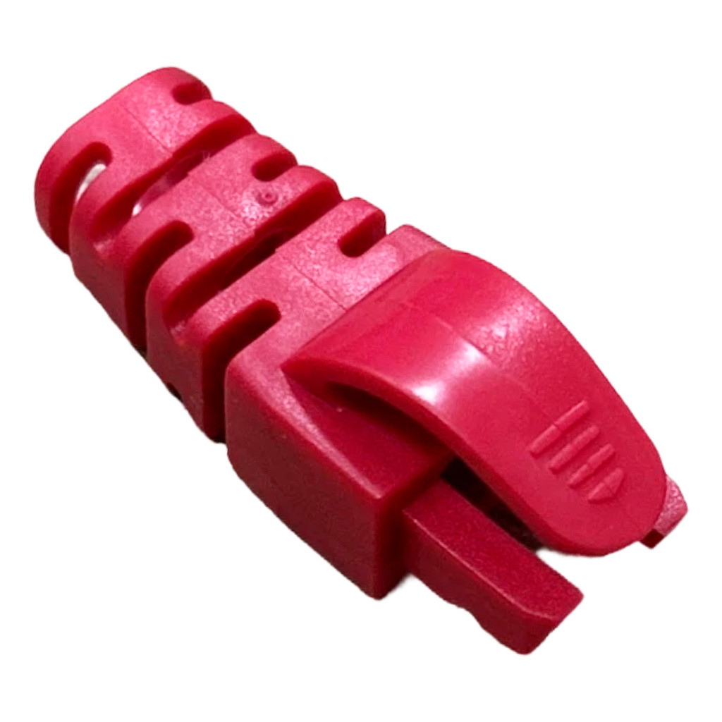 100 Unid Capa Snap In Para Rj45 Boot Cat5e/cat6 Vermelho | Shopee Brasil