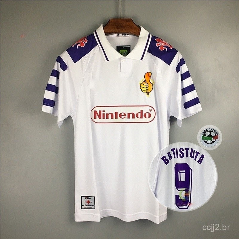 Camisa Retro 1997-1998 Camisa Curta Jersey9 # BATISTUTE HIGV | Shopee ...