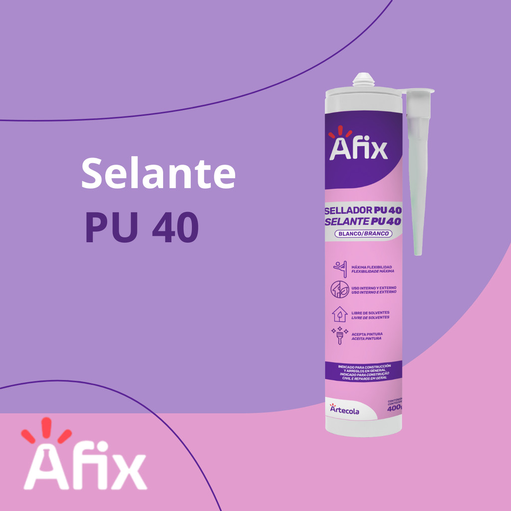 AFIX SELANTE PU 40 BRANCO 400G | Shopee Brasil