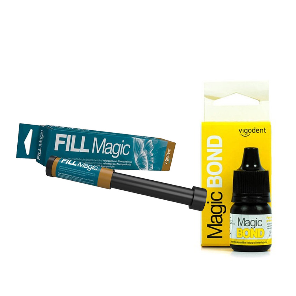 Kit Resina Fill Magic - Escolha Sua Cor + Magic Bond | Shopee Brasil