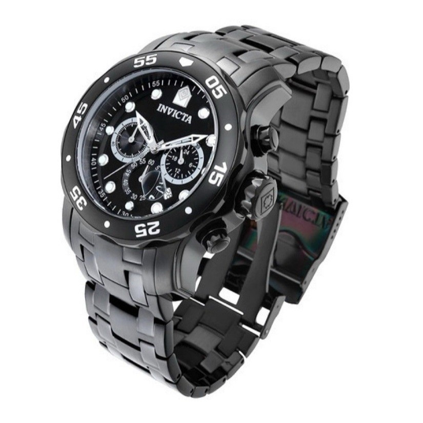 Relógio Invicta Pro Diver 0076 Aço Inox Completo prata preto | Shopee ...