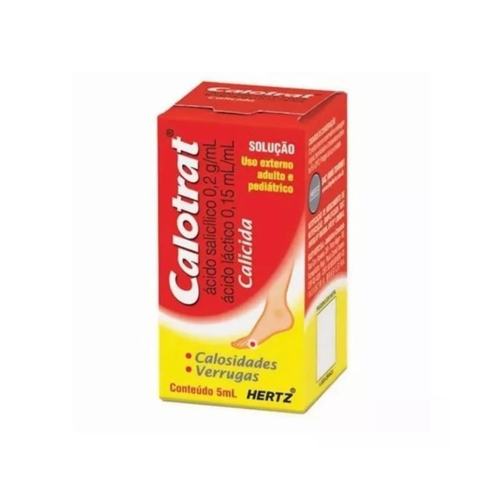 Calotrat Ácido Salicílico Calos Verrugas 5ml K Hertz | Shopee Brasil