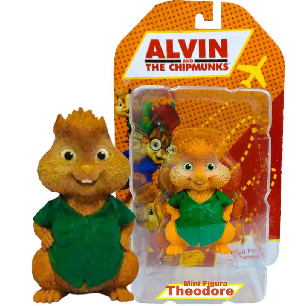 Alvin e os Esquilos Mini Boneco Theodore 4,7cm - BBR R1660 | Shopee Brasil