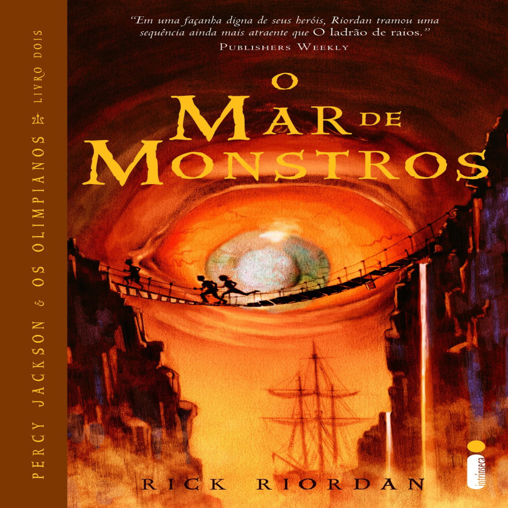 O Mar de Monstros - Série Percy Jackson e os Olimppianos (2) autor Rick ...