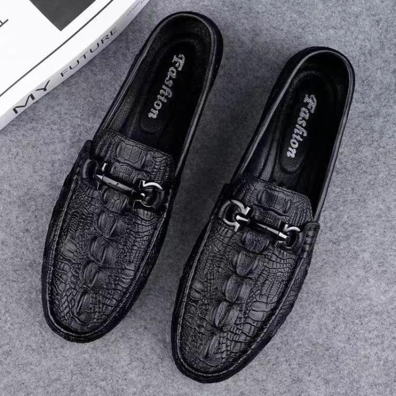 Sapatos Masculinos Quatro Estações De Feijão Moda Fundo Macio De Alta ...