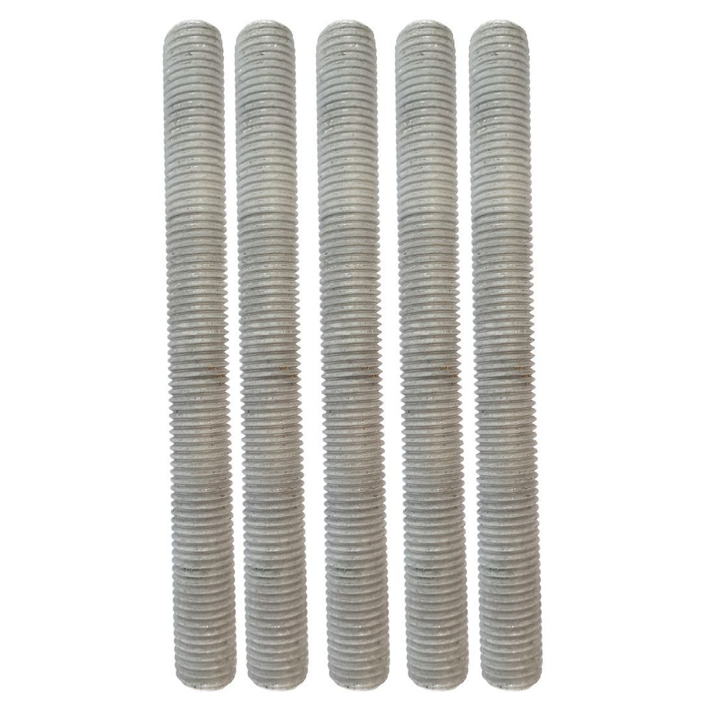 Kit 5 Barra Roscada M16 x 165mm Aço Carbono | Shopee Brasil