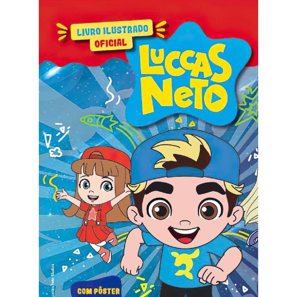 Álbum do Luccas Neto Aventureiros brochura com Pôster e Porta Cards ...