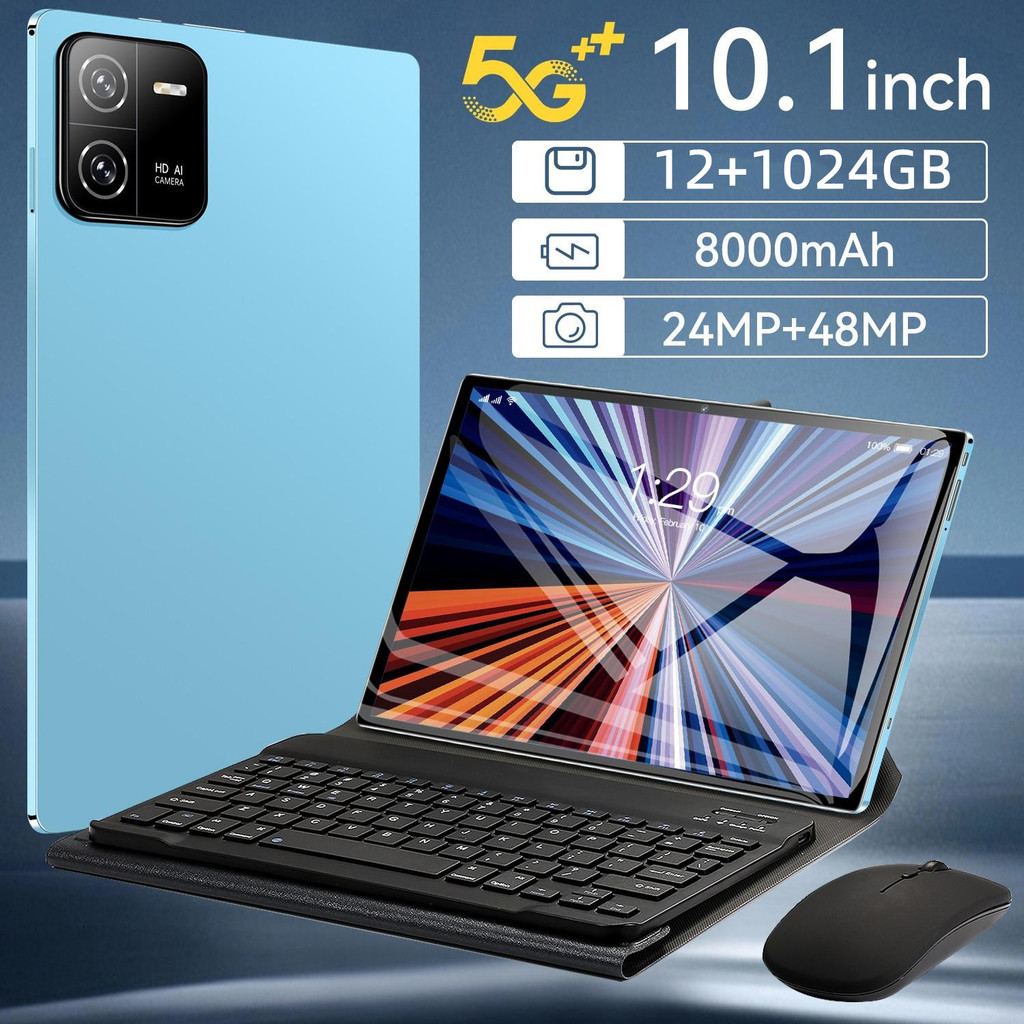 Versão Global Novo Tablet Android13 10.1 Polegada 12GB 512GB 5G Duplo ...