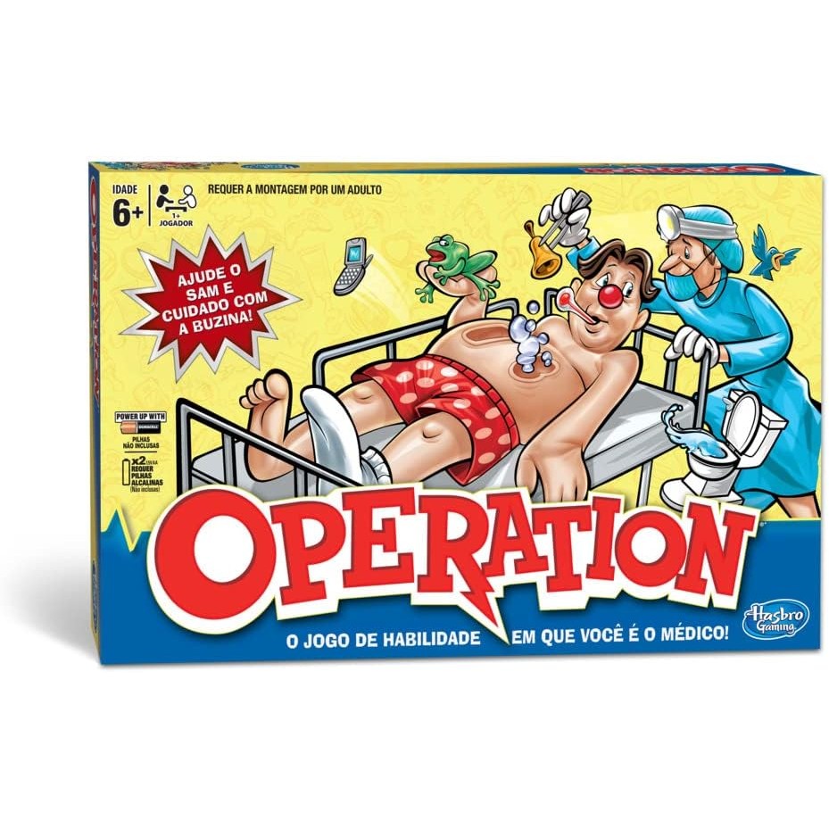 Jogo Operando - Hasbro | Shopee Brasil