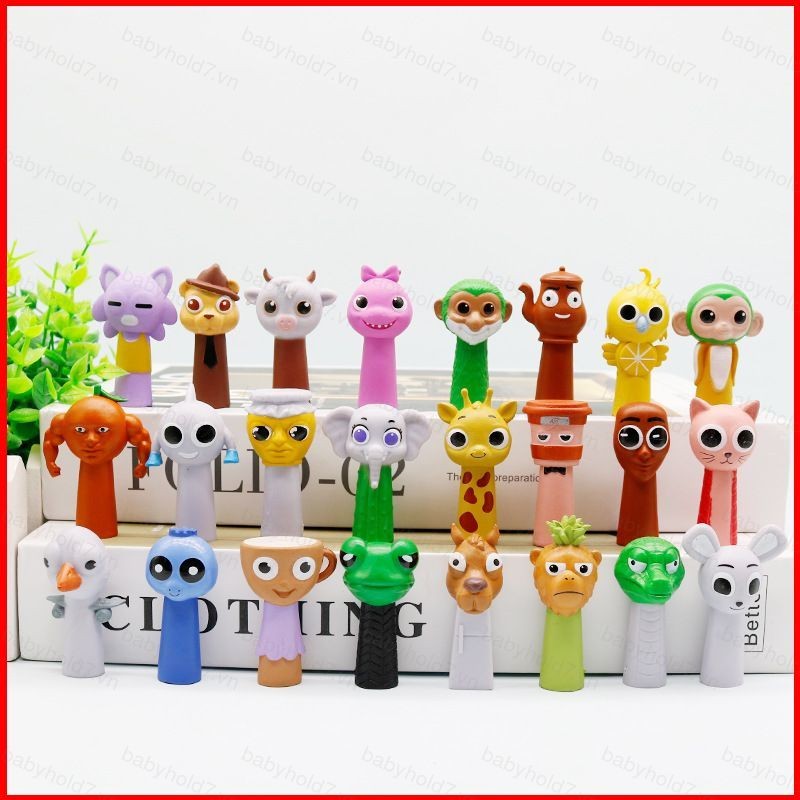 BH7 24pcs Sprunki Action Figure cos Italiano Brainrot tungtungtung ...