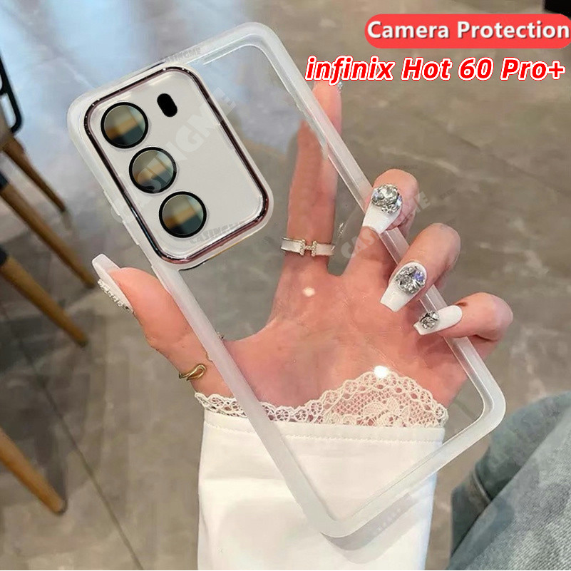 Infinix HOT 60 Pro + 2025 Caixa Transparente Para 60Pro + 60Pro Hot60Pro + 60i Plus + 4G 5G Capa ...
