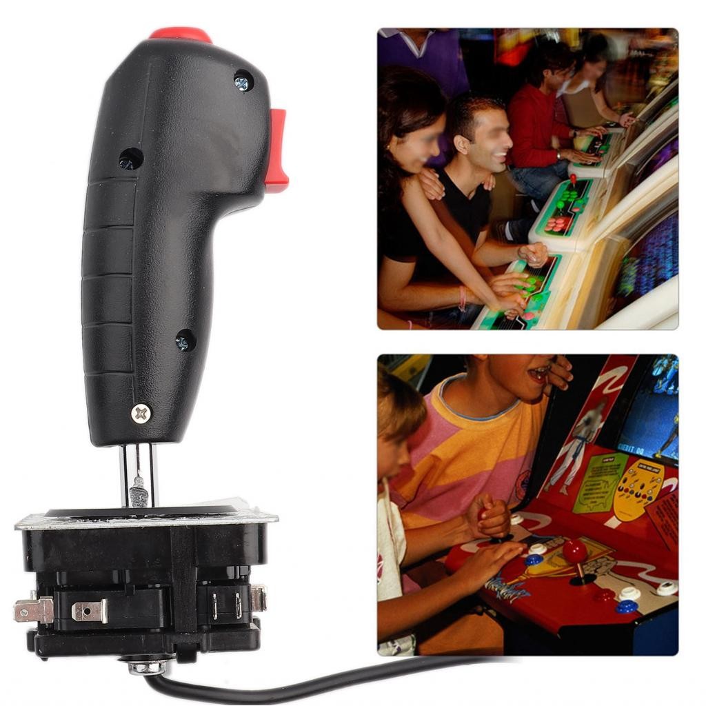 8 Way Flight Joystick Trigger Top Fire Button Game Parts Simulator ...