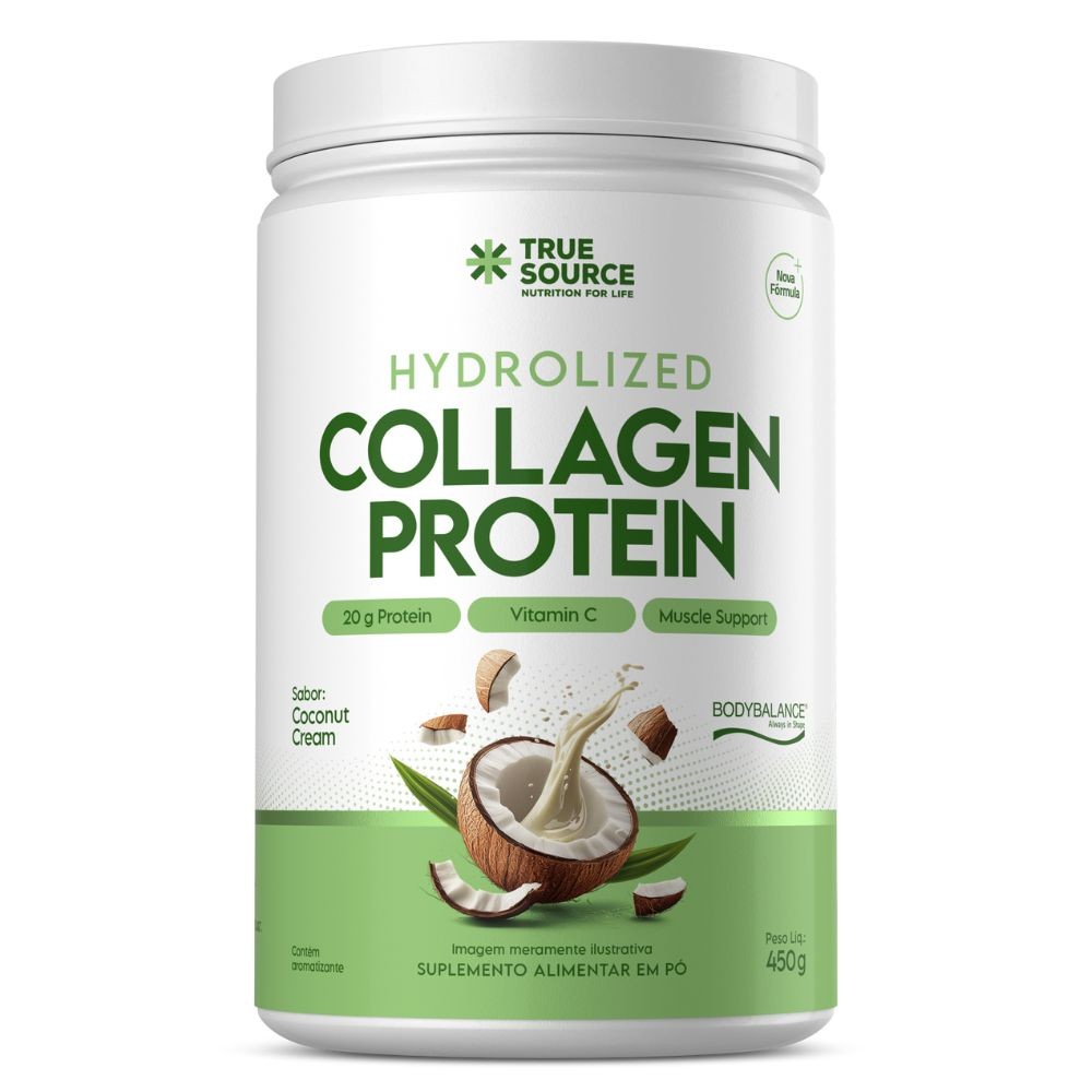 Collagen Protein Bodybalance Coconut Cream 450g True Source | Shopee Brasil