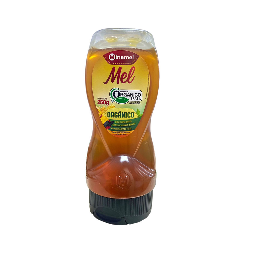 Mel Orgânico Bisnaga Premium 250g - Minamel | Shopee Brasil