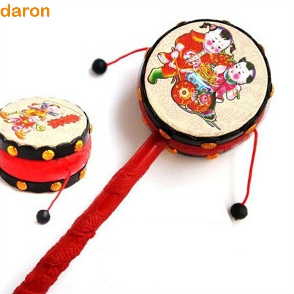 DARON Tambor De Rattle Spin Drum , Brinquedos Divertidos Macaco ...