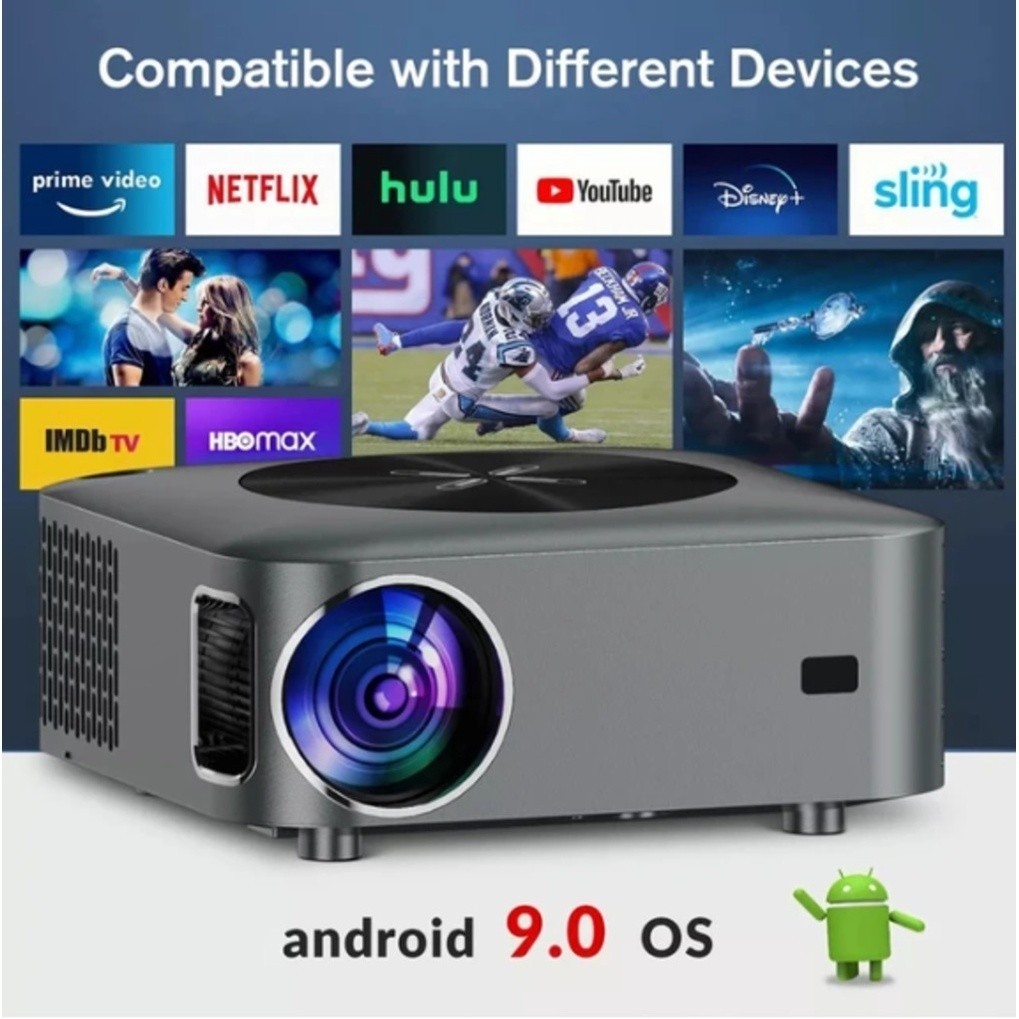 Projetor Y9 Portátil Led FULL HD 1080p 7500 Lúmens Hdmi - Premium ...