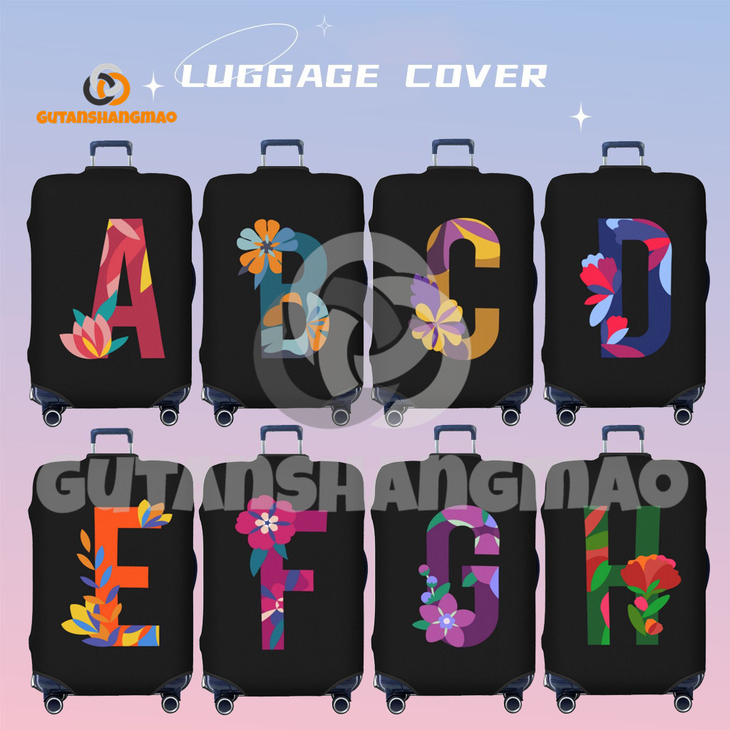Carta Flor Capa De Bagagem Lavável Protetor De Mala Anti-Risco Se ...