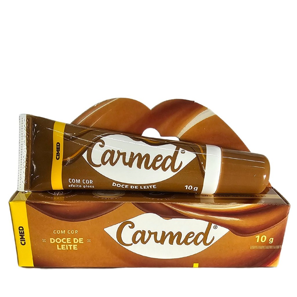 Hidratante Labial Com Cor Doce de Leite Carmed Cimed 10g | Shopee Brasil