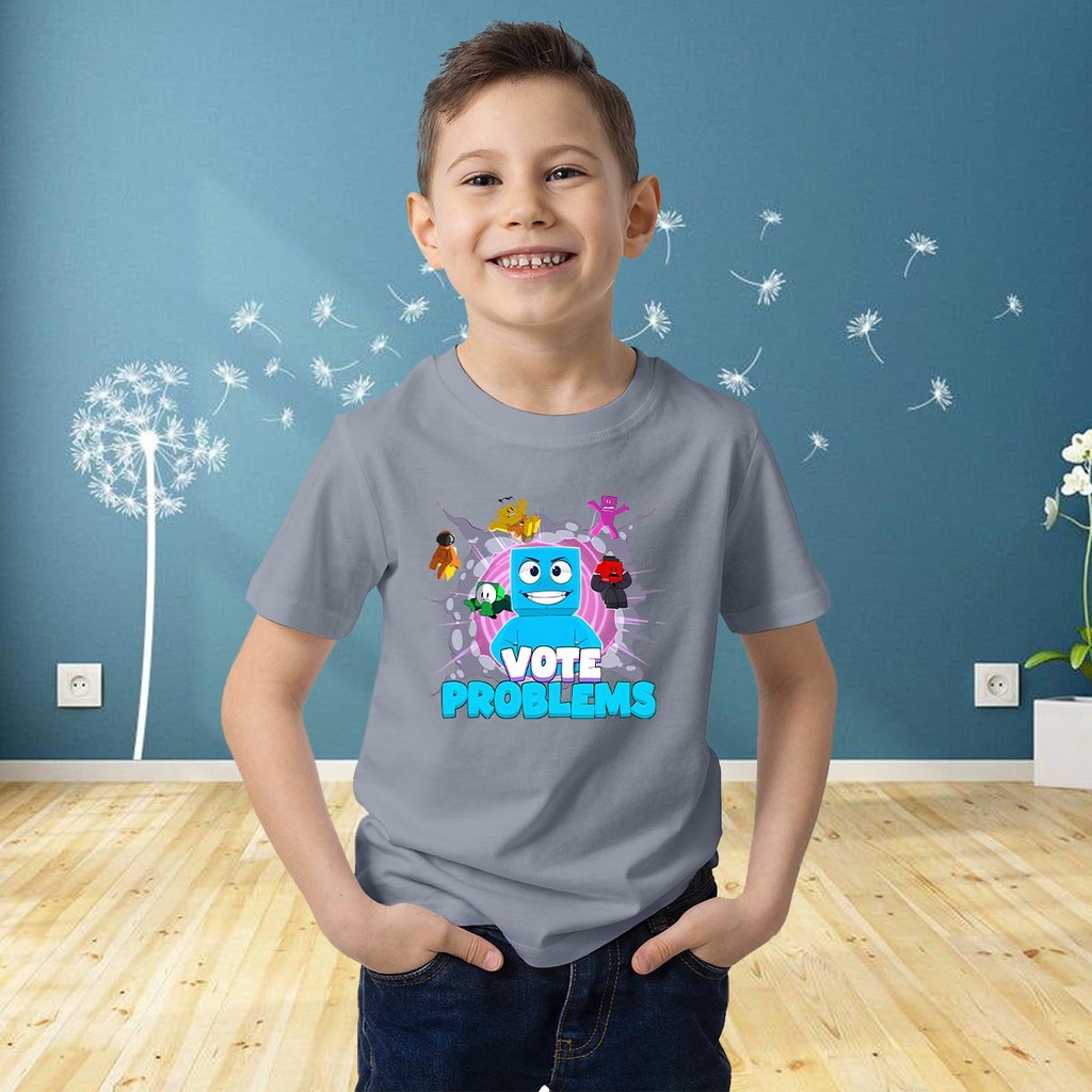 Camiseta Turma Do Problems Infantil Mine Stick Blocos Craft | Shopee Brasil