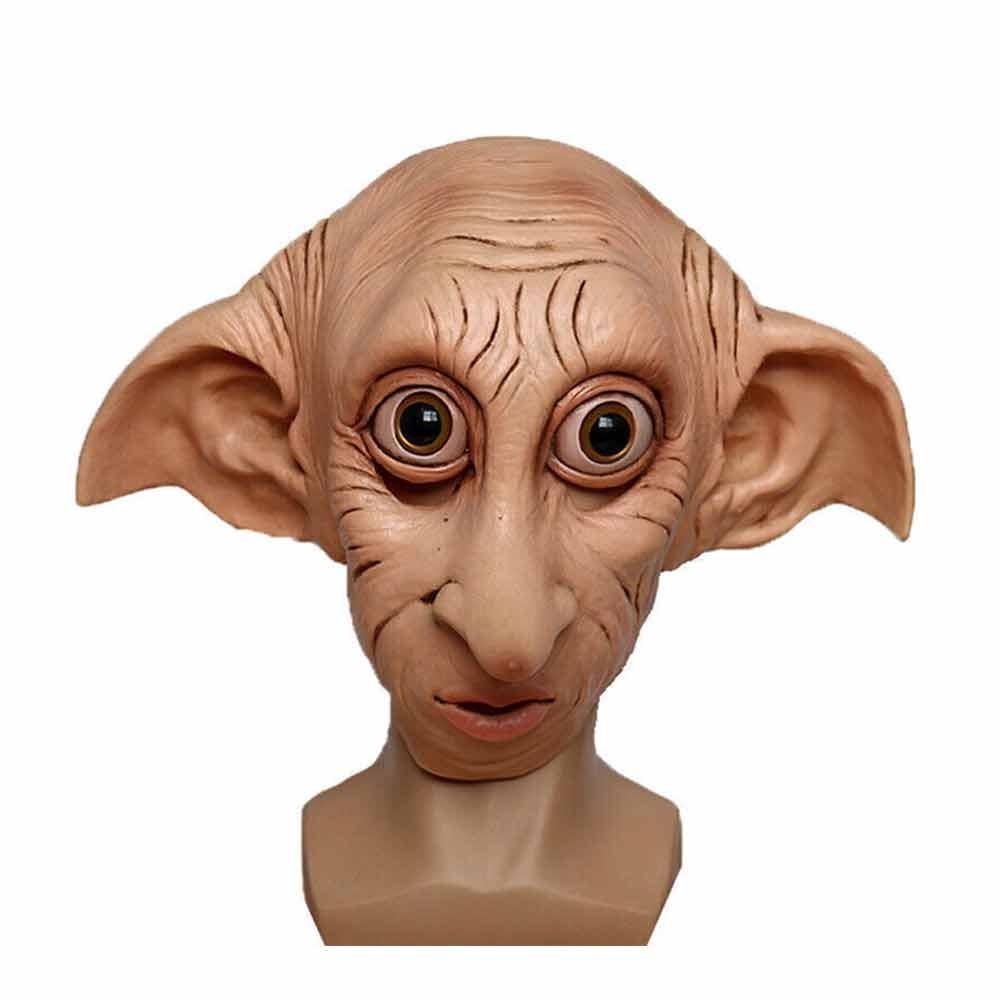 Dobby House Elf Long Nose Elf Latex Mask Halloween Role Playing Prop ...