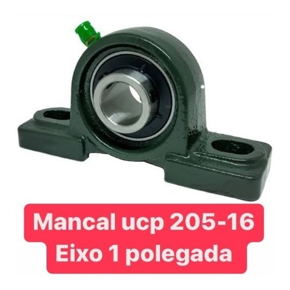 Rolamento + Mancal - Ucp 205-16(rol De 1 Polegada No Eixo) | Shopee Brasil