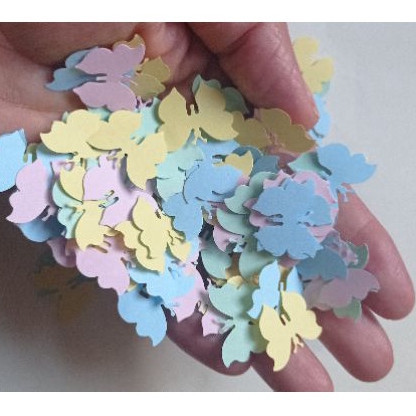 20 Mini Borboletas 2cm aplique de Festa CandyColor | Shopee Brasil