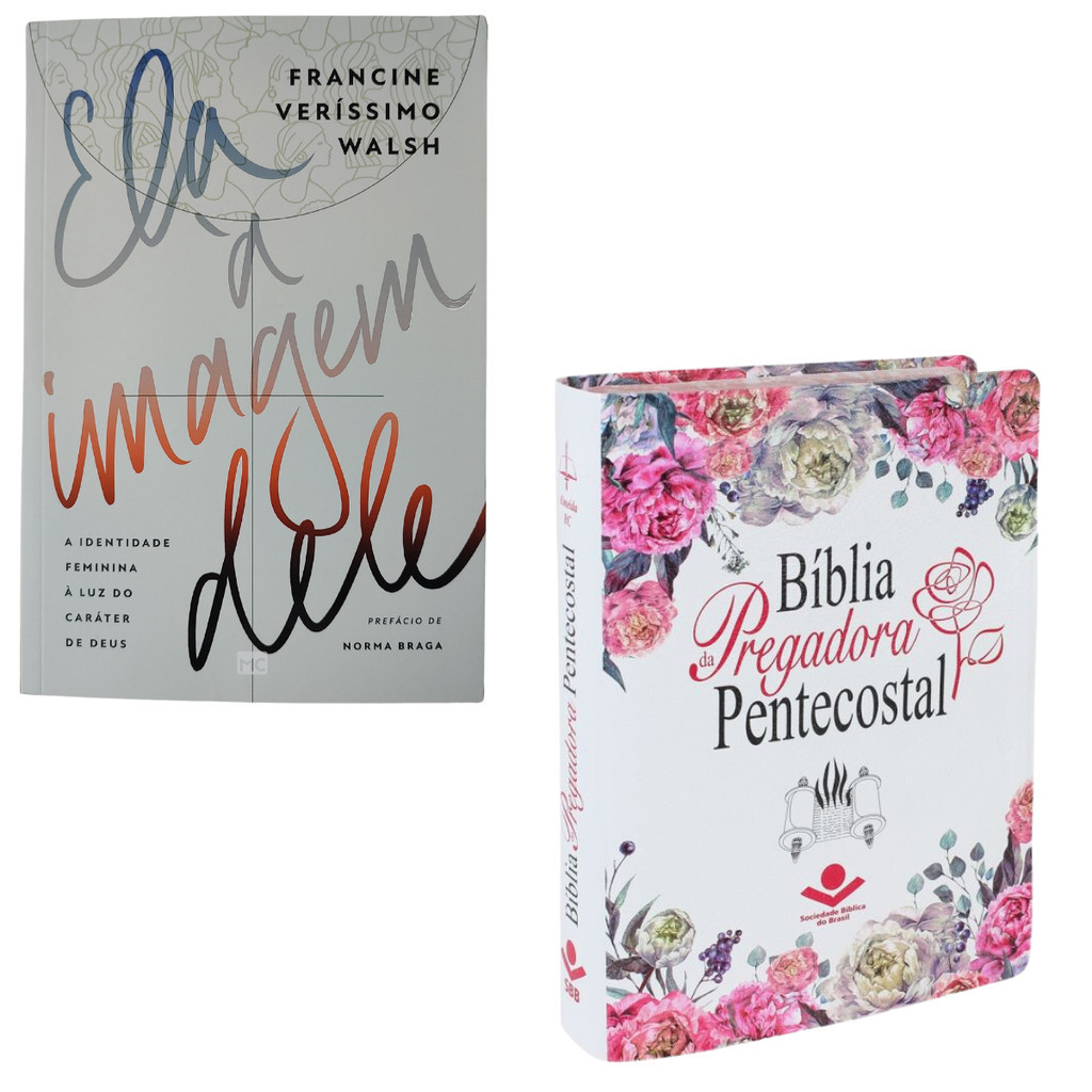 KIT LIVRO ELA A IMAGEM DELE Francine Veríssimo Walsh e BÍBLIA DA ...