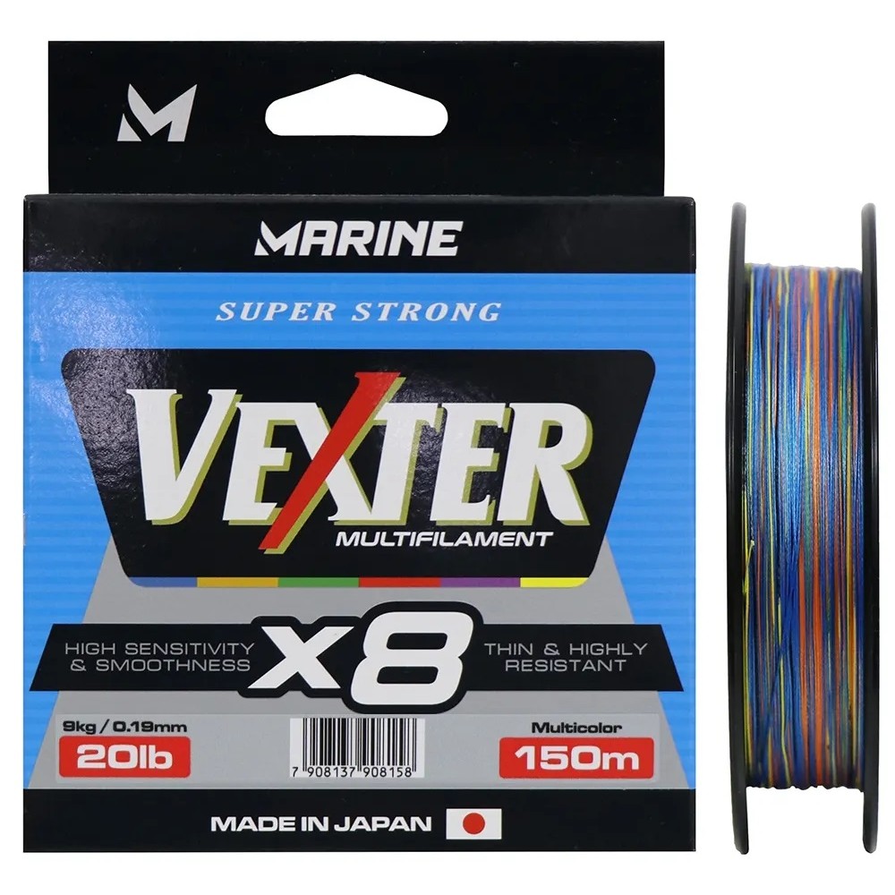 Linha de Pesca Multifilamento 8 fios Vexter X8 300m Colorida | Shopee Brasil