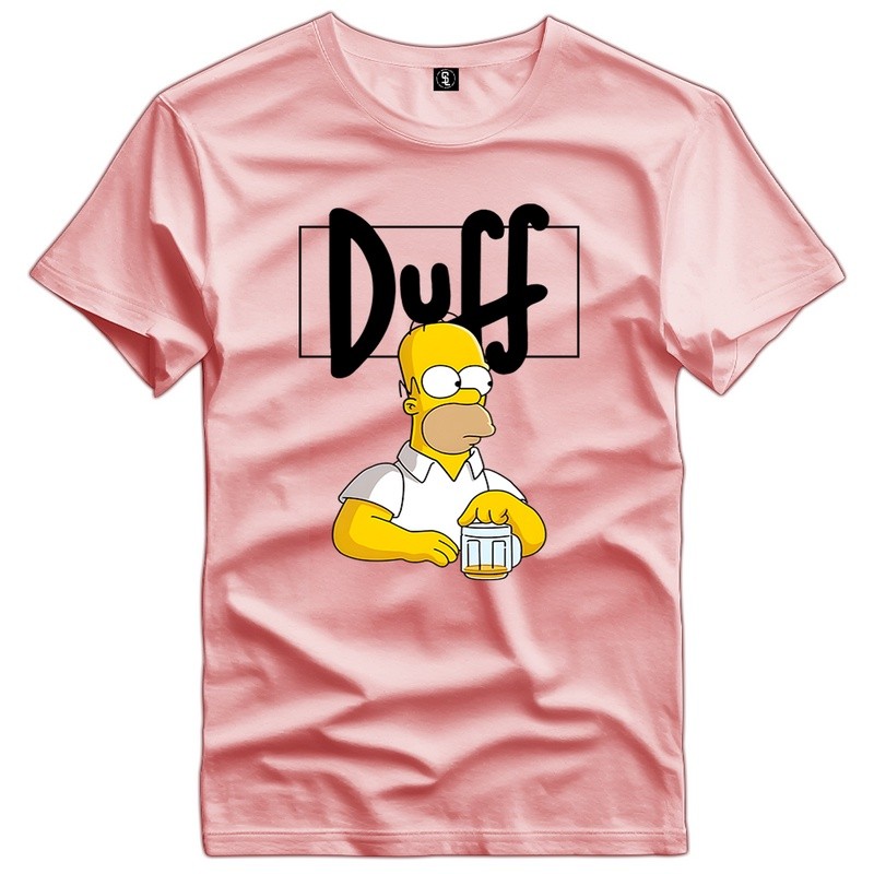 Camiseta Personalizada Homer Simpsons Beer Duff Estampa Em DTF ...