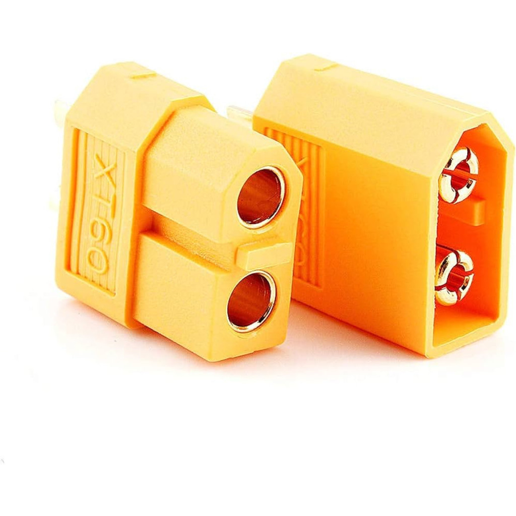 1 a 10 Pares Conectores Plugs de energia Xt60 Amarelo Macho + Femea | Shopee Brasil