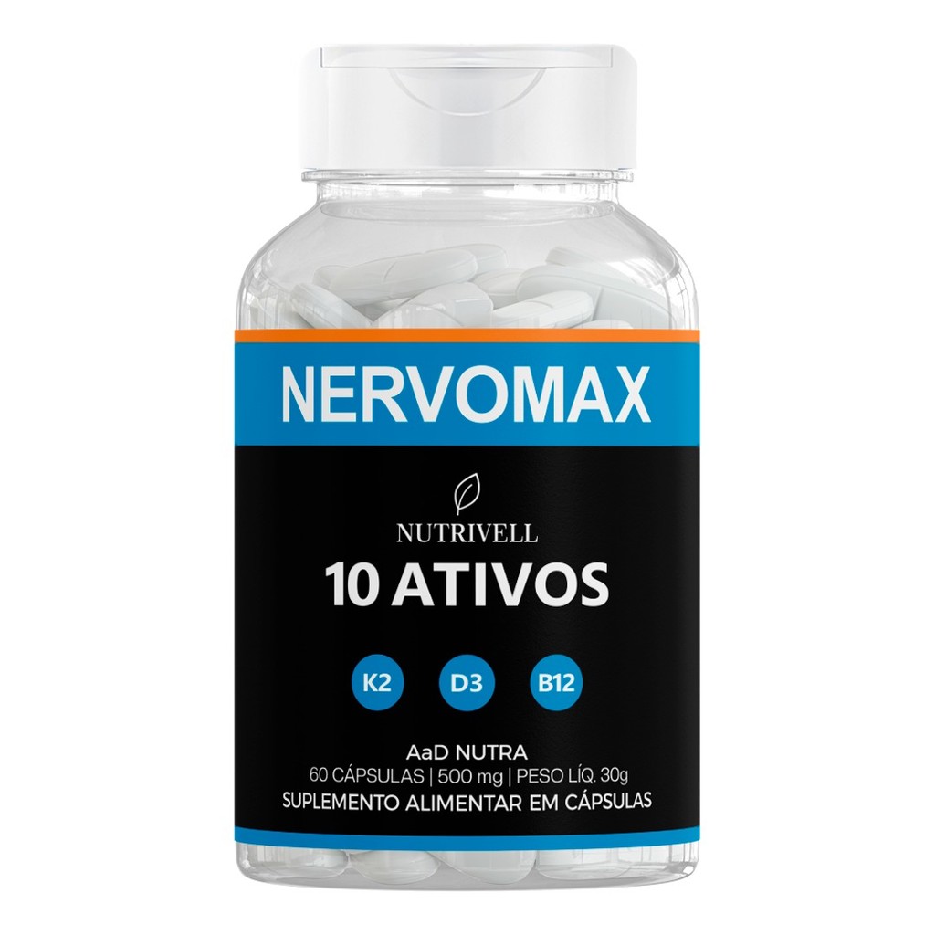 Nervomax Original 60 Cápsulas Formula Premium Loja Oficial | Shopee Brasil