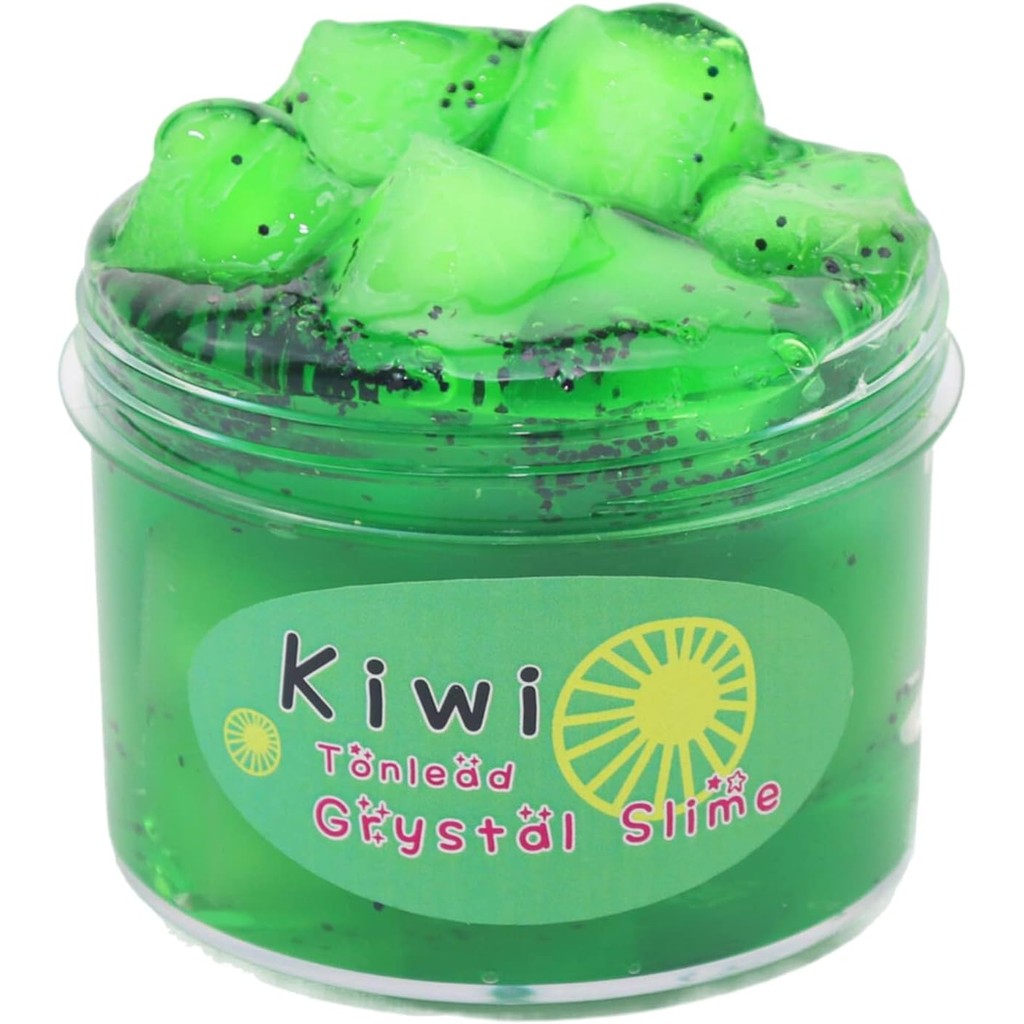Fruit Slime Kit with Charms, 1 Pack 70ml Various Soft and Stretchy ...