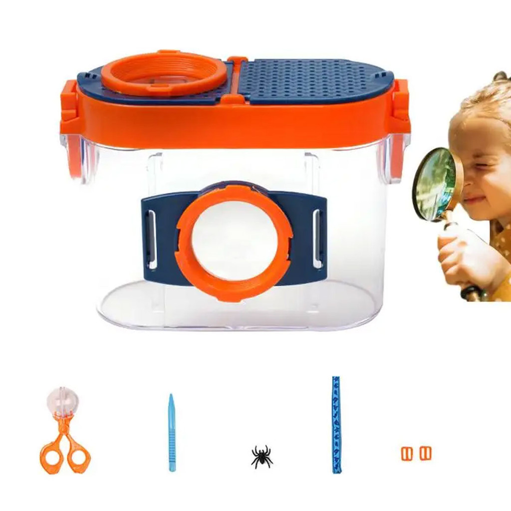 INSECT BOX MAGNIFIER OBSERVER KIT, BUG VIEWER, CATCHER CAGE ...