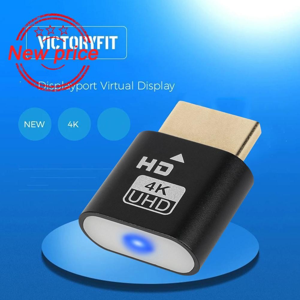 Adaptador De Tela Virtual Hdmi Dummy Plug 4k H9 | Shopee Brasil